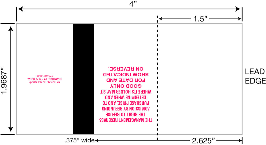 Stock Thermal Tickets (1 31/32" x 4") - Code AA - White - 16,000 Count ...