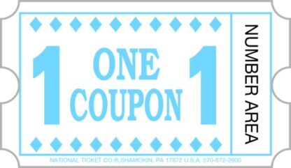 Redemption Ticket - Blue - 20,000 Count - National Ticket Company