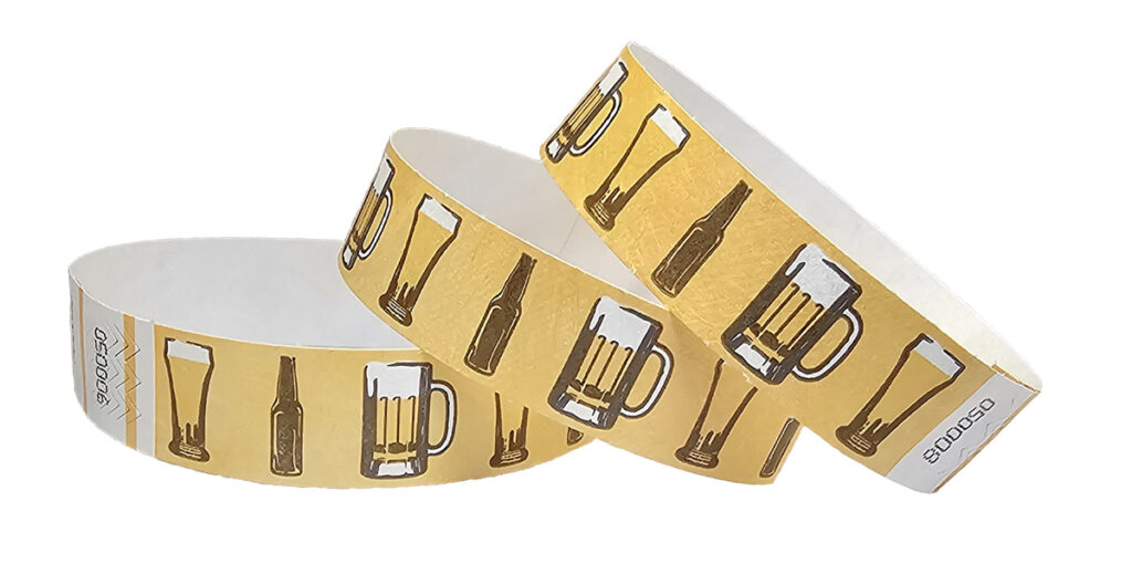 Tyvek® Wristbands - Drink - Beer - National Ticket Company